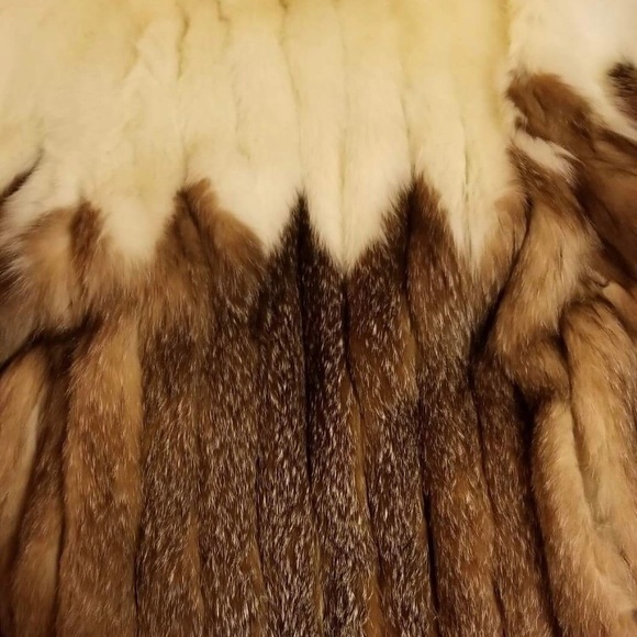 CUSTOM | Jackets & Coats | Custom Designed Red White Fox Jacket From ...